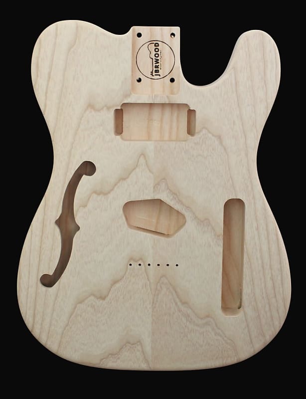 Telecaster body thinline ash + ash top | Reverb