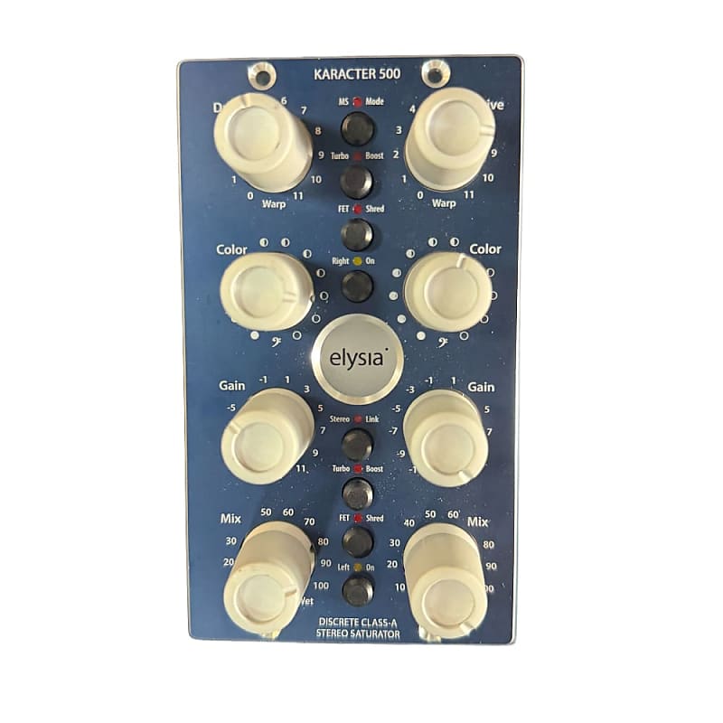 Elysia Karacter 500 Series Stereo Analogue Saturator | Reverb UK