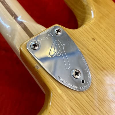 Fender Stratocaster 1975 - Natural original vintage USA maple | Reverb