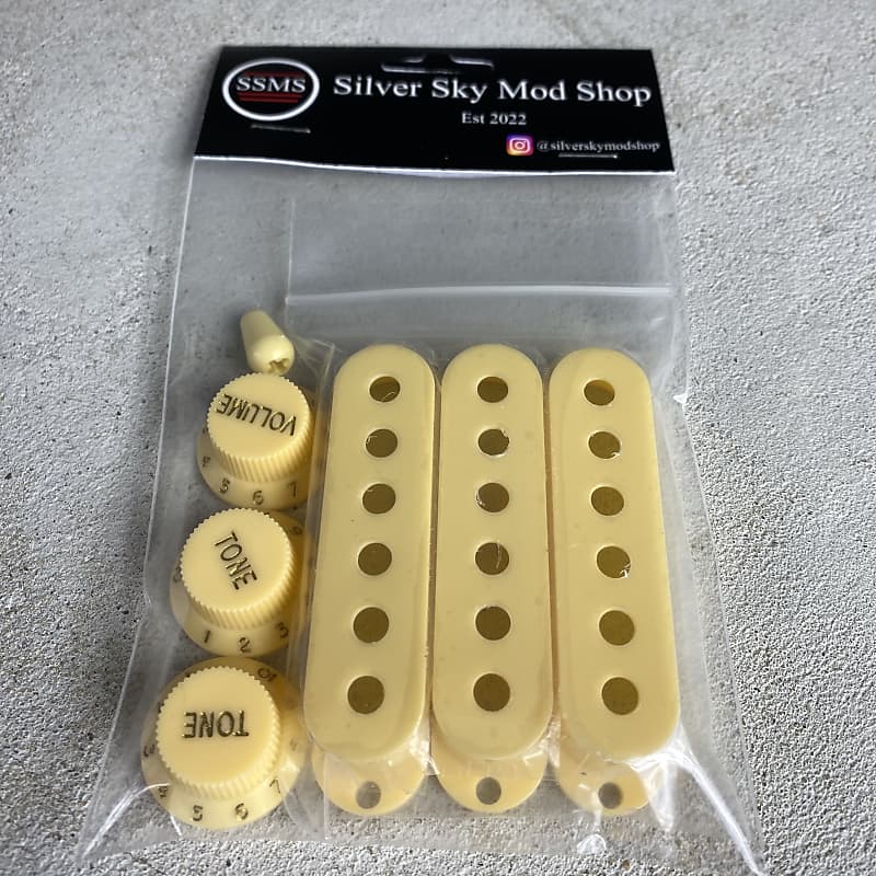 PRS SILVER SKY REPLACEMENT PICKUP COVERS KNOBS & SWITCH TIP | Reverb