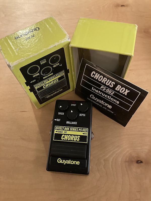 Guyatone Effect Box Series PS-002 Chorus 1982 - Black & | Reverb