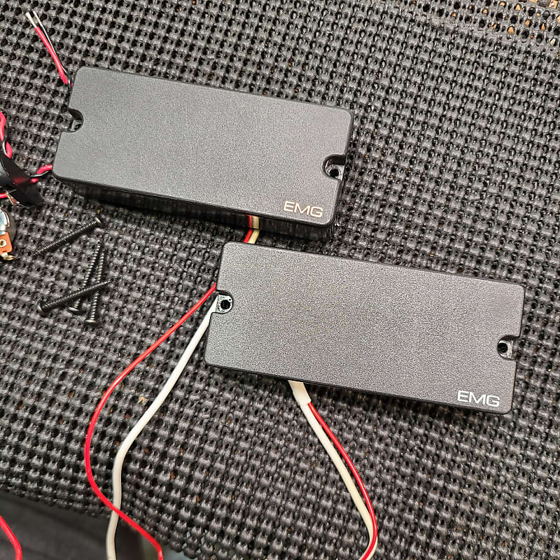 EMG 707 Neck And 81-7 Bridge 7-String Pickup Set 2008 Black | Reverb