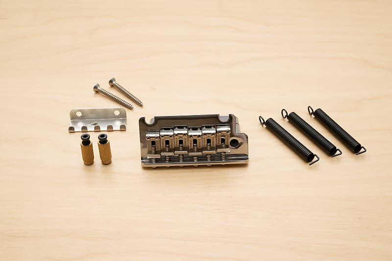Fender Fender USA 2 point bridge system - Chrome | Reverb