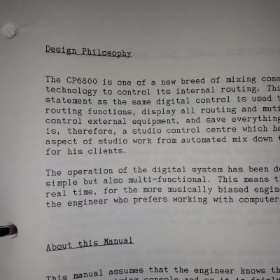 Manual for Soundtracs CP6800 1986 | Reverb