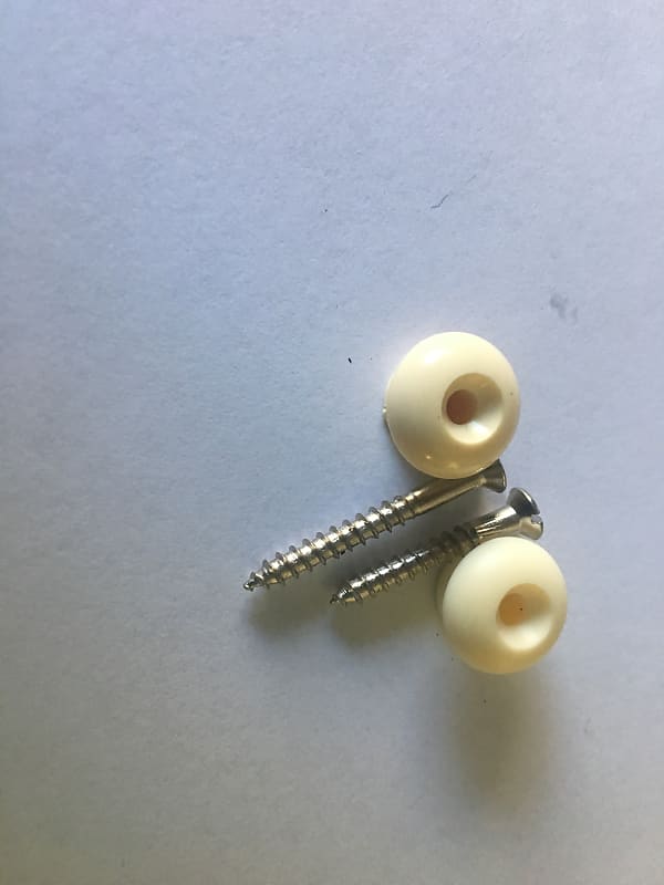 Hofner Strap buttons Cream | Reverb Canada