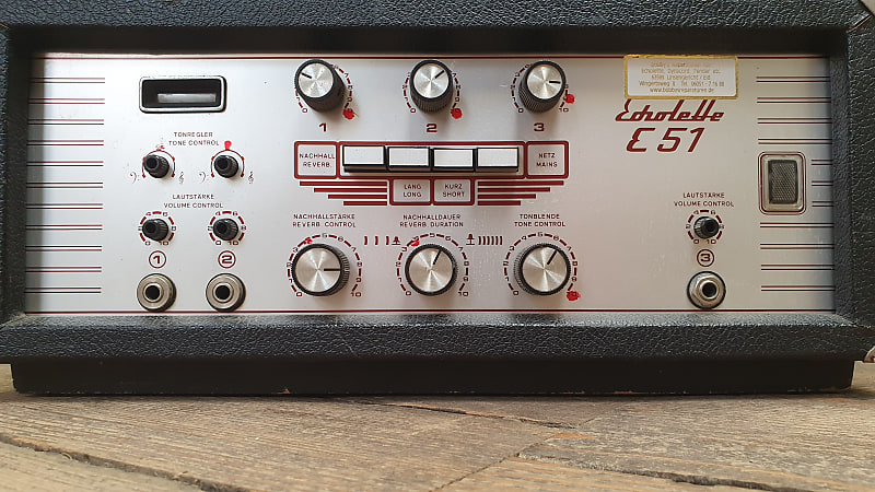 Echolette E51 tube tape echo | Reverb