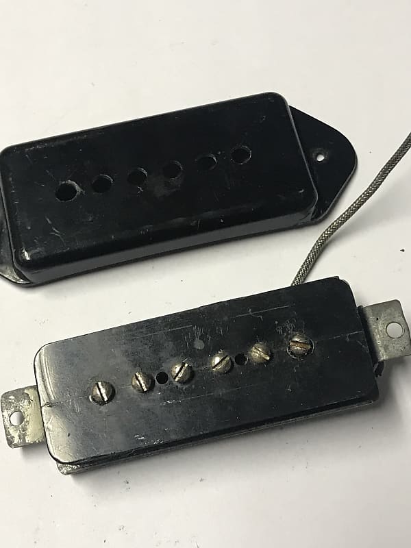 Gibson 1950s P90 Pickup Black Original Cover *Clean* 8.67 | Reverb