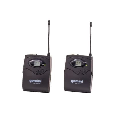 Gemini UHF-6200HL Dual Channel Wireless UHF PLL System with 2 | Reverb