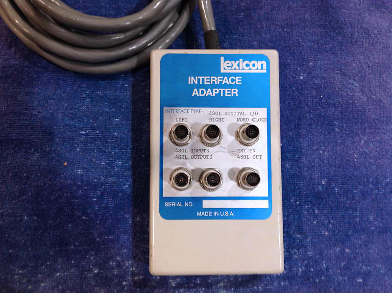 Lexicon 480L Digital I/O Interface Adapter • Excellent | Reverb