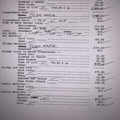 Ed Foley Presentation Plus Model MHM-01 Maple Jumbo Guitar, | Reverb