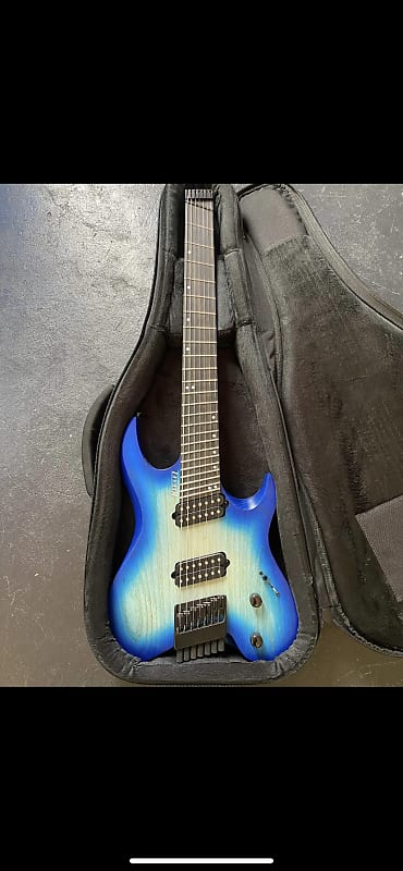 Kiesel Vader VM7 7 String Multi Scale 2018 - Blue | Reverb Australia