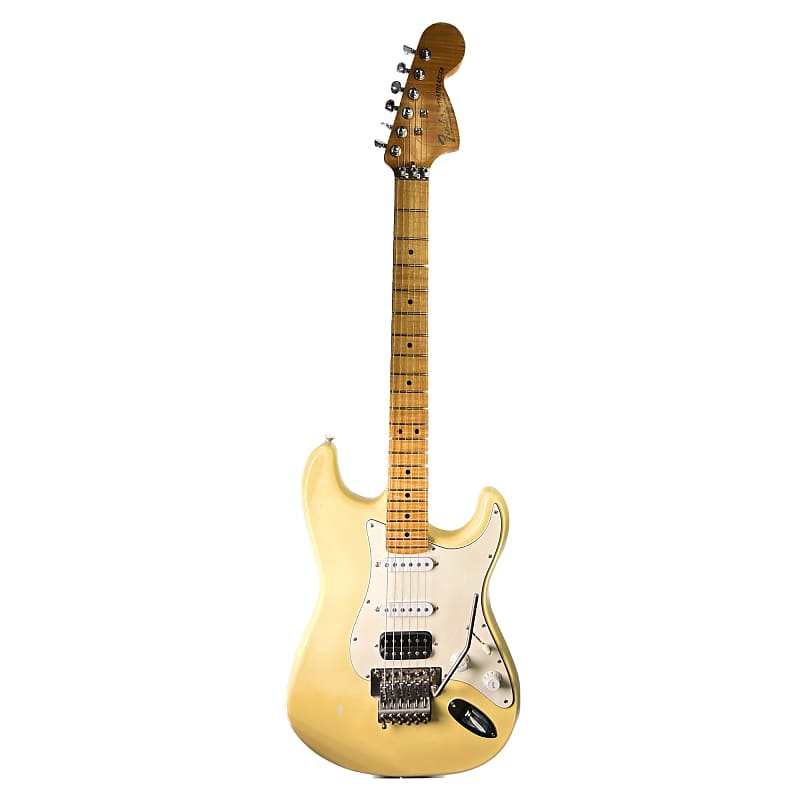 Roman Rist Custom strat Titanium Floyd Rose Flame maple neck | Reverb