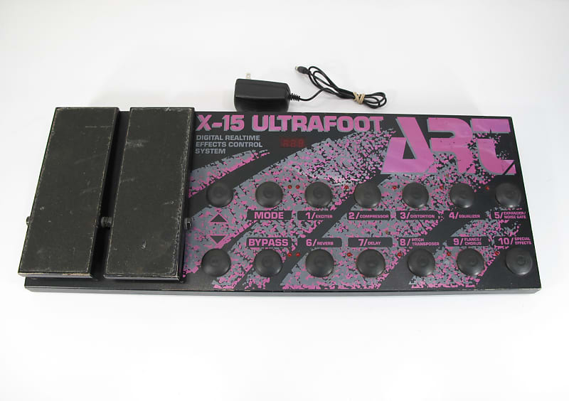 ART X-15 Ultrafoot Digital Effects Processor Control System | Reverb