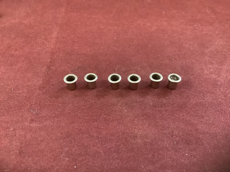 Silvertone 1448 tuning key bushings ferrules set of 6 | Reverb