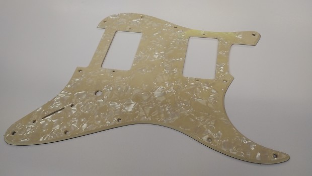 Warmoth Custom Strat Pickgaurd - Pearloid - Double Hum + | Reverb