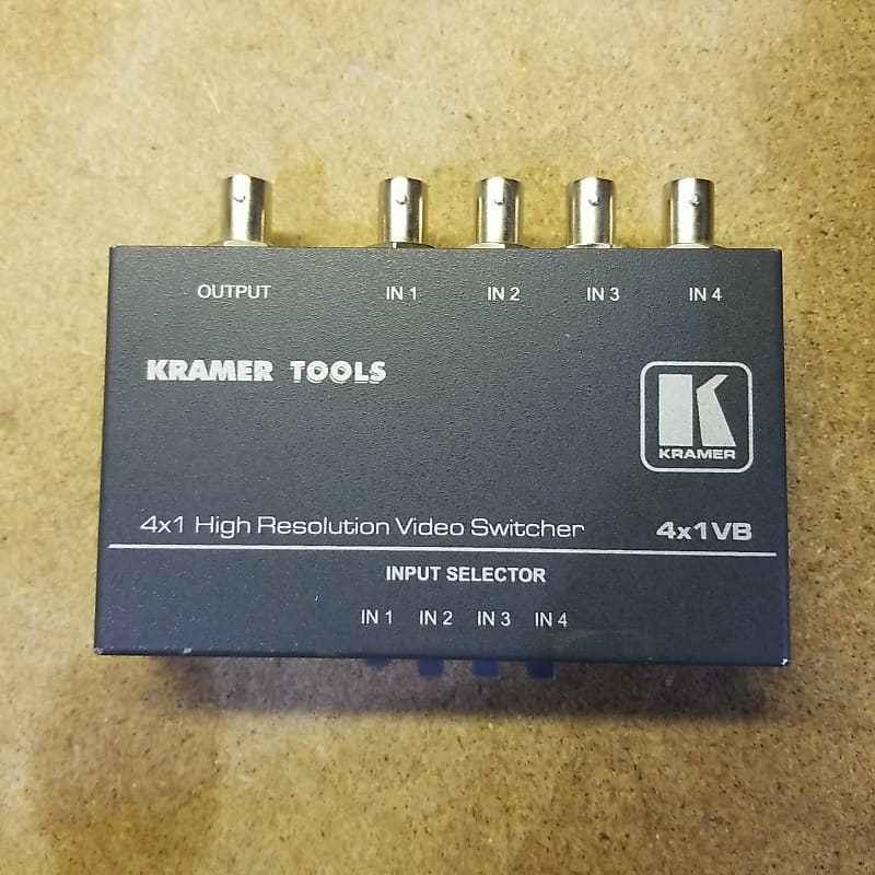 Kramer Electronics 4x1VB 4x1 Composite Video Mechanical | Reverb