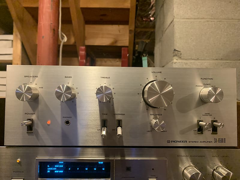 Pioneer SA-6500ii Silver & black | Reverb