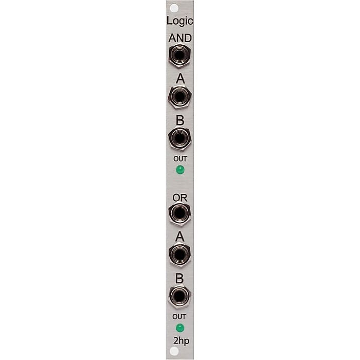 2hp Logic Eurorack AND/OR Module (Silver) | Reverb