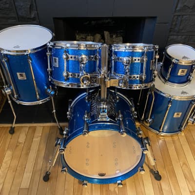SONOR DESIGNER MAPLE LIGHT DRUM SET / RARE JAZZ SIZES BLUE | Reverb