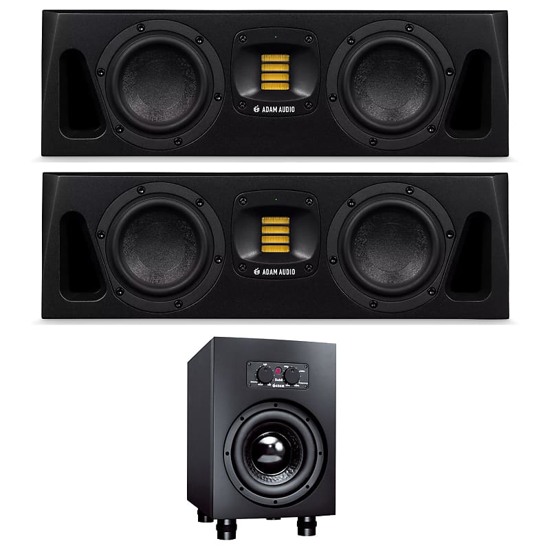 Adam A44H Dual-4-Inch Active Studio Monitor Speaker Pair w/ | Reverb