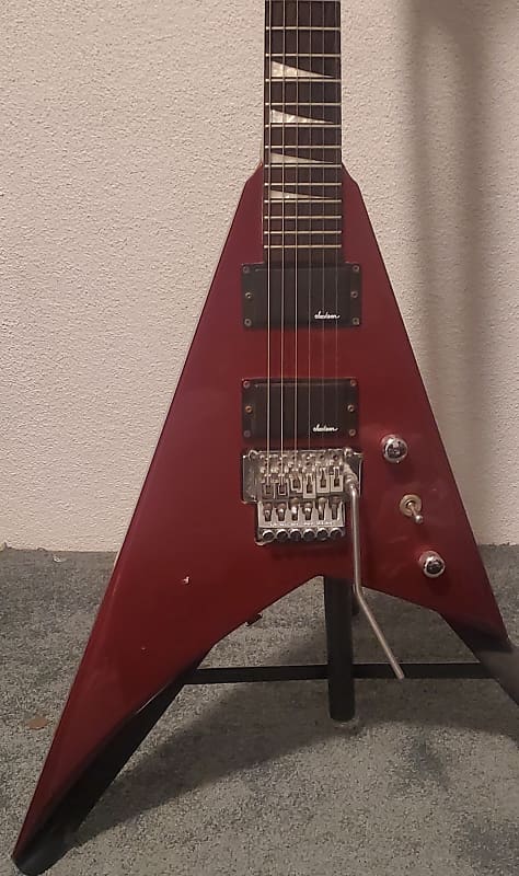 Jackson Rhoads V - Red gloss | Reverb