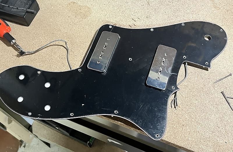Chrome Covered Alnico P90 Pickups and Telecaster Deluxe | Reverb