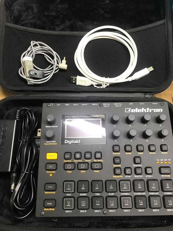 Elektron Digitakt Eight-Voice Digital Drum Computer and | Reverb