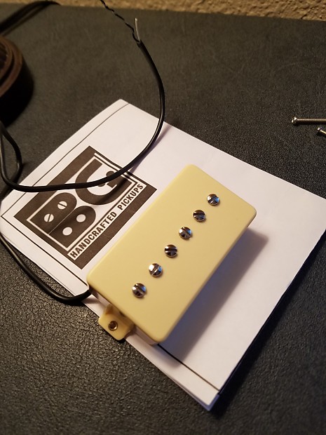 BG Pure 90 Humbucker Sized P90 Neck Pickup 2017 Cream | Reverb