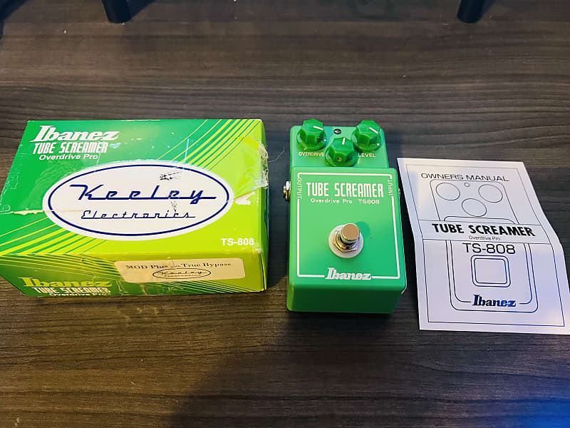 Ibanez TS-808 Keeley Mod Green Apple | Reverb