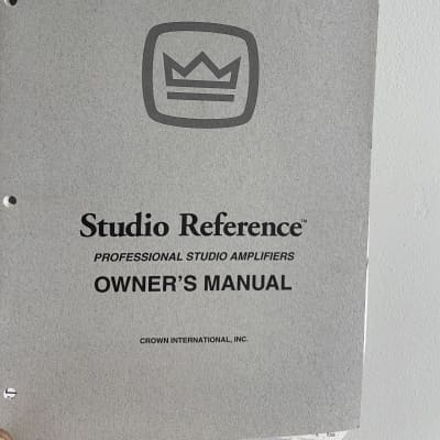 Crown Studio Reference II Amplifier | Reverb