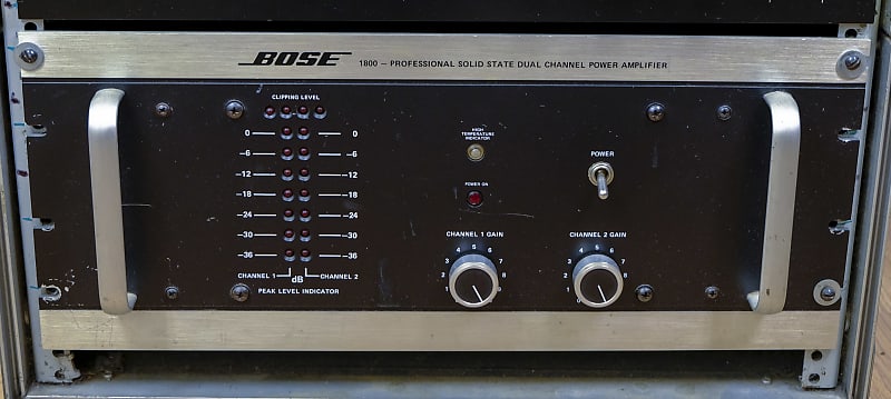 Bose 1800 Professional SolidState Dual Channel Power | Reverb