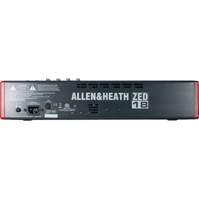 Allen & Heath ZED-18 18-Channel Mixer | Reverb