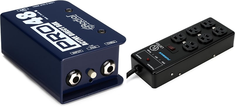 Radial Pro48 1-channel Active 48v Direct Box Bundle with | Reverb