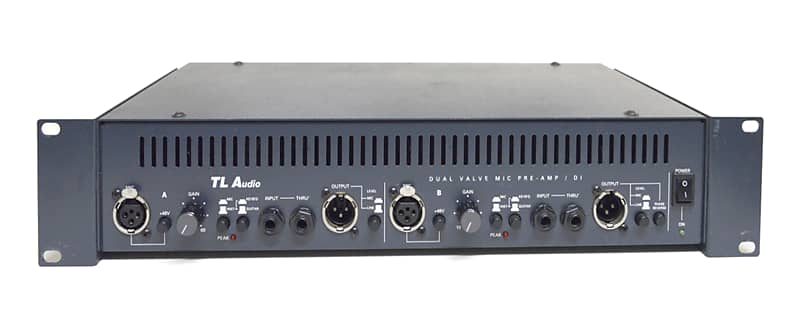 TL Audio Dual Valve Mic Preamp DI 90's Gray | Reverb
