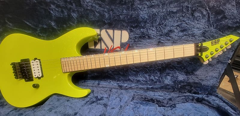 ESP USA M1 Deluxe one off POWERBAIT finish 2022 Powerbait | Reverb