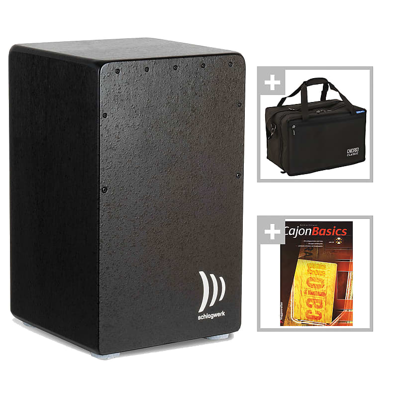 Schlagwerk X-One CPSX Black LTD Cajon Bundle | Reverb