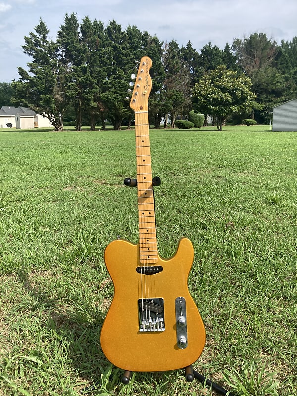 Partscaster Tele style - Gold | Reverb