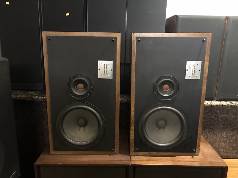 Infinity Qb Vintage 3 Way Loudspeakers New Foam 1977 Wood | Reverb