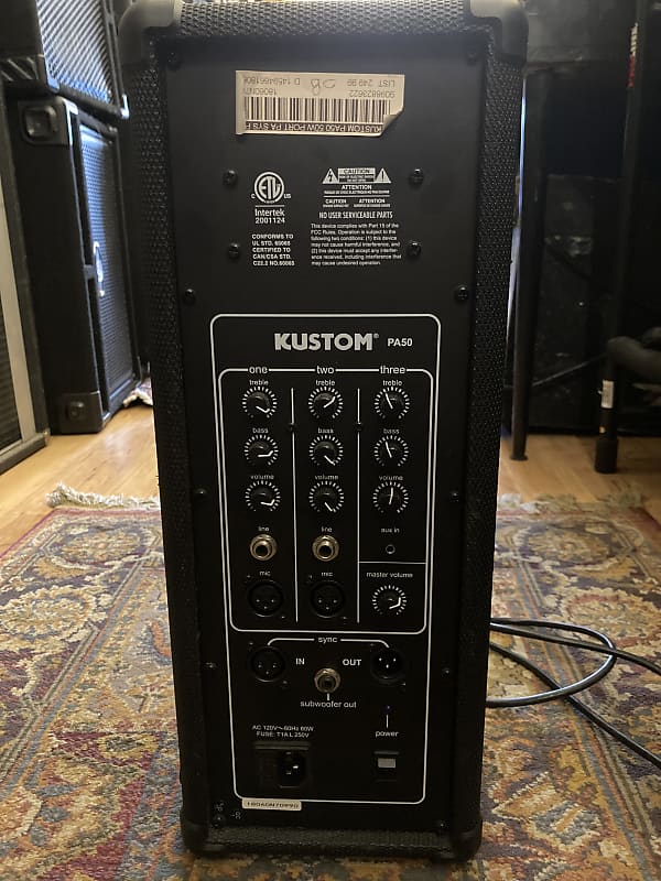 Kustom PA-50-Coffee House PA-Small Gig | Reverb