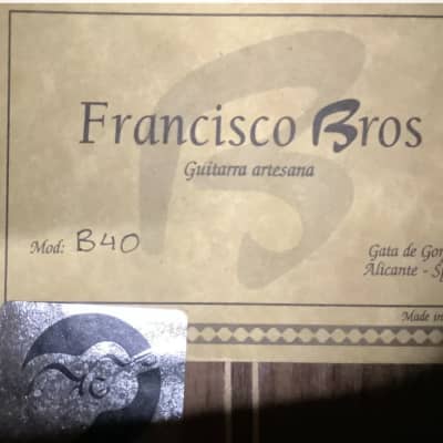 Francisco Bros B40 Natural | Reverb UK