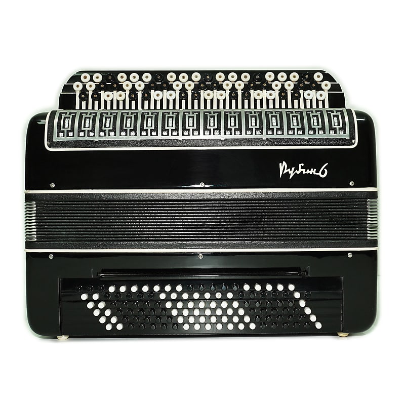 Converter Bayan Rubin 6 Free Bass and Stradella, 3 Row Button | Reverb