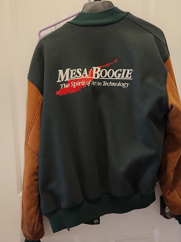 Mesa Boogie Club Jacket Mid-2000's - Green with Brushed Suede | Reverb