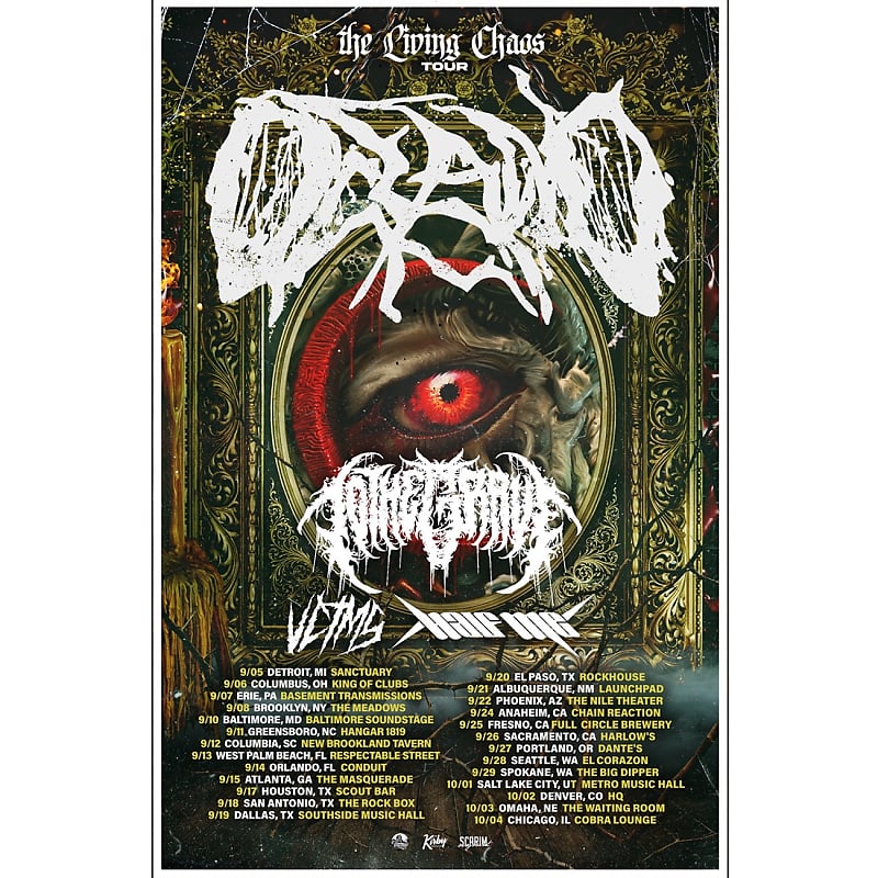 OCEANO | TO THE GRAVE | VCTMS The Living Chaos Tour 2024 Ltd | Reverb