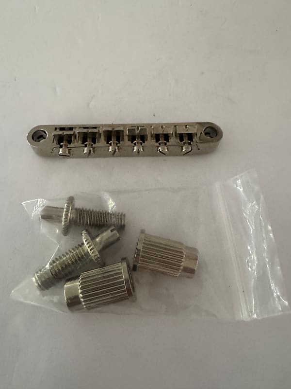 Epiphone ABR-1 Style Tune-O-Matic Bridge – Nickle | Reverb