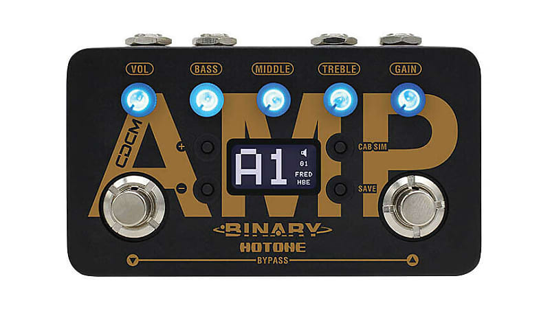 Hotone Binary Amp CDCM Amplifier Simulator Effects Pedal - | Reverb