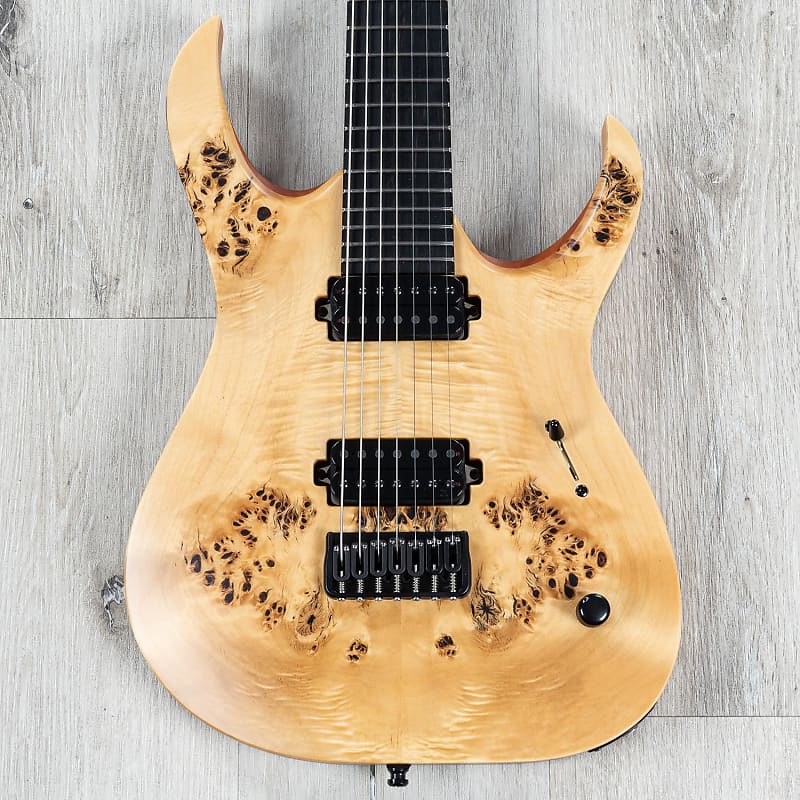 Mayones Duvell Elite 7 7-String Guitar, Ebony Fretboard, | Reverb