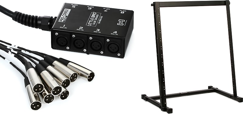 Hosa Little Bro' 8x0 Sub Snake - 25 foot Bundle with On-Stage | Reverb