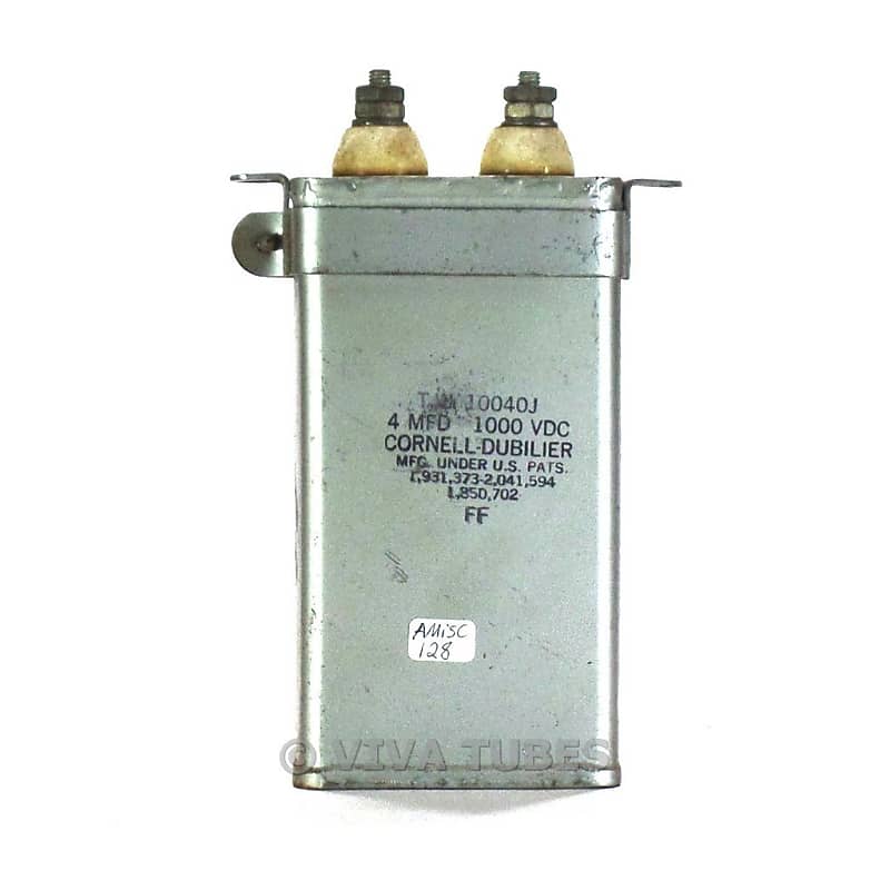 Vintage Cornell-Dubilier TJU 10040J 4 MFD 1000 VDC | Reverb Canada
