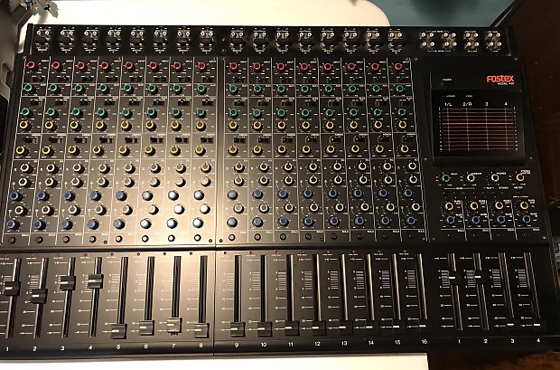 Fostex Model 450 -16 Mixing Board Analog Black | Reverb