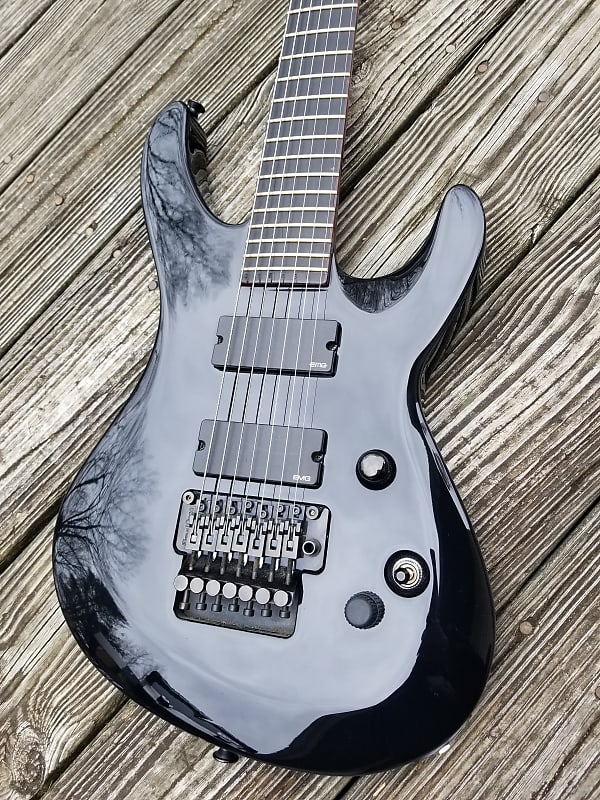 Jackson B7 custom shop, santana masterbuilt USA baritone 7 | Reverb